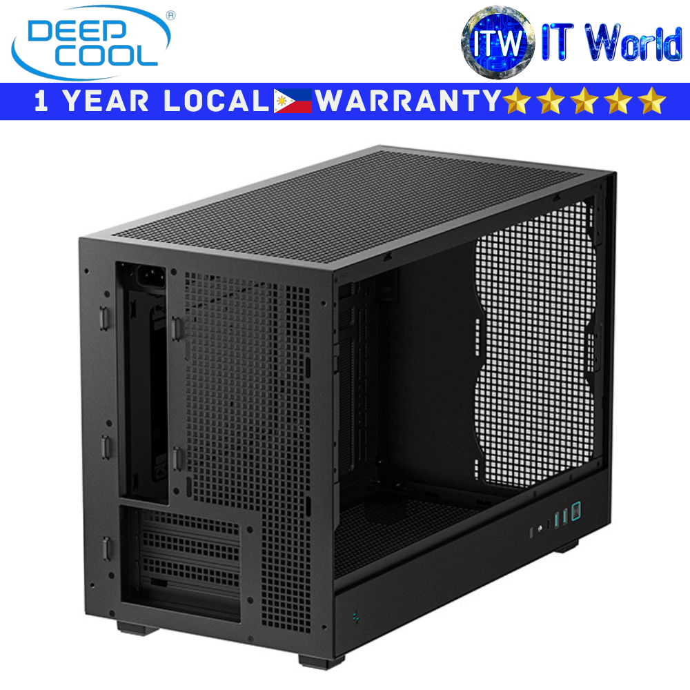 Deepcool Computer PC Case CH260 High Airflow microATX Compact Tempered ...