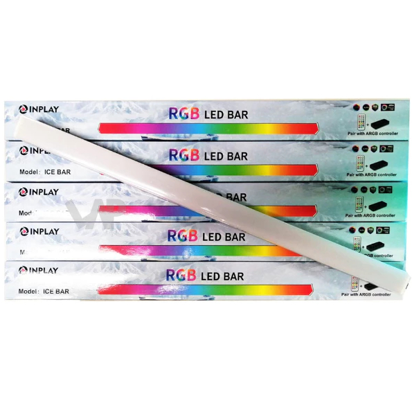INPLAY ICE BAR, RGB LED BAR, MAGNETIC BASE STAND, EASY ATTACH TO YOUR ...