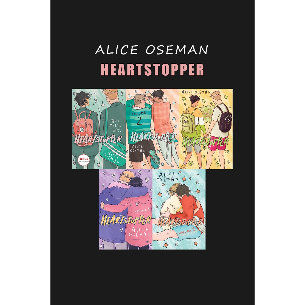 Heartstopper Books 1-5 by Alice Oseman (Paperback) | Shopee Philippines