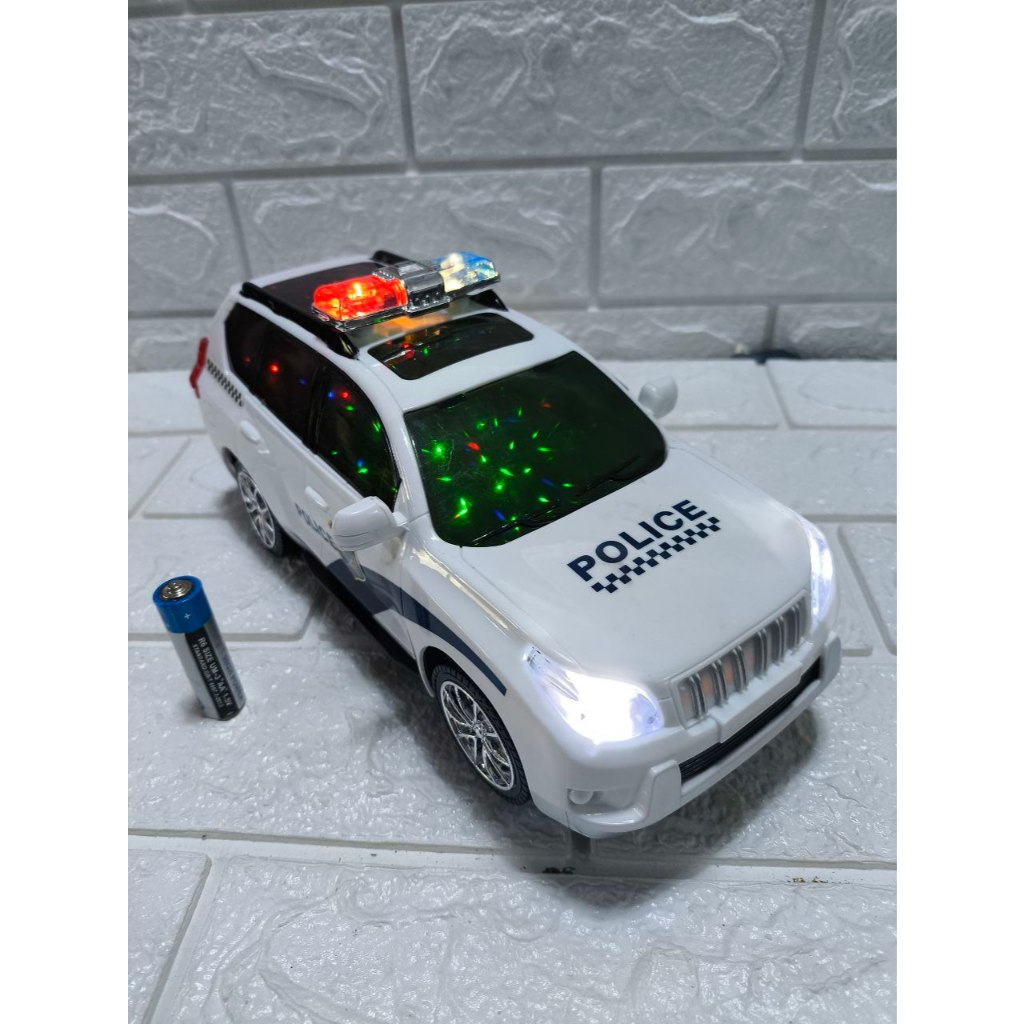 BIG POLICE CAR TOY BUMP AND GO WITH LIGHTS AND SOUNDS TOY FOR KIDS ...