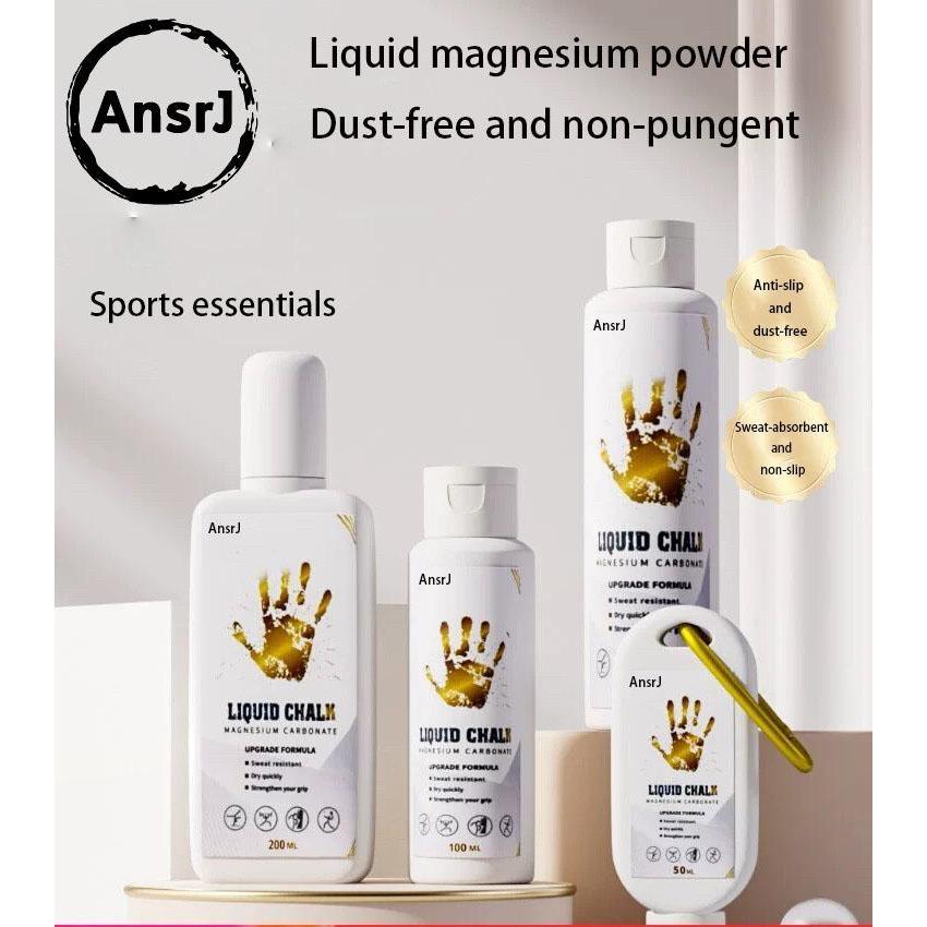 AnsrJ Liquid Chalk Liquid magnesium powder For Extra Grip Weightlifting ...