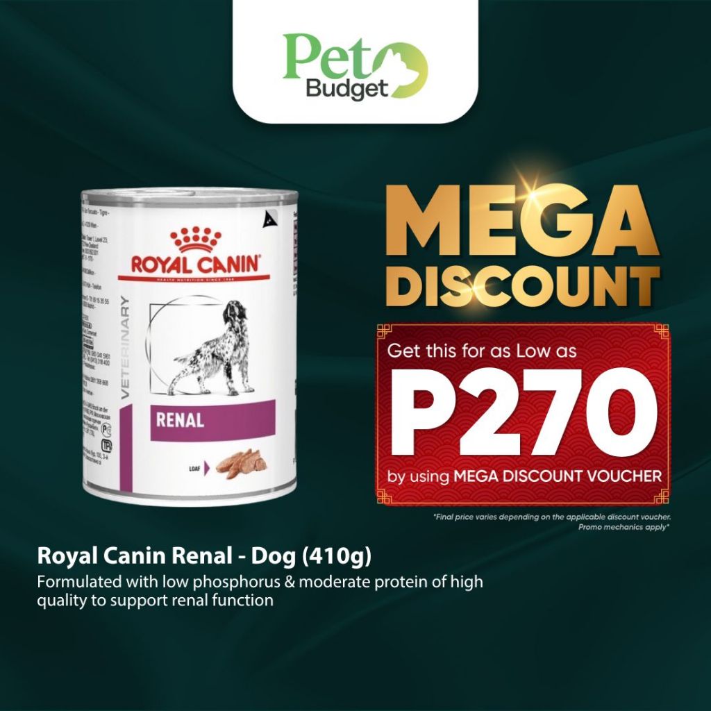 Royal Canin Renal 410g I Wet Dog Food I APPLY MEGA DISCOUNT VOUCHER FOR PRICE ON IMAGE | Shopee ...