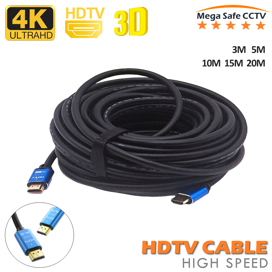 4K 60Hz HDMI HDTV High Speed Cable (3M/ 5M/ 10M/ 15M/ 20M), HDTV 2.0V ...