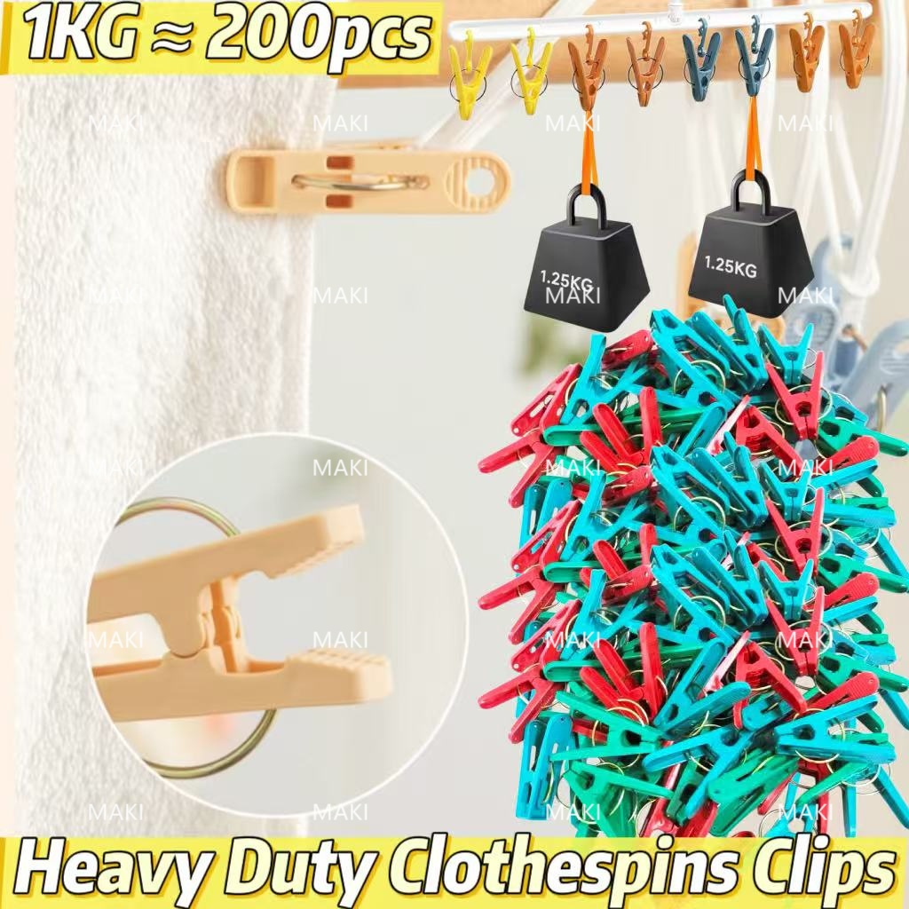 50-200pcs 1/4-1KG Clothes Clip Affordable Clothes Hanger Pins Clips ...