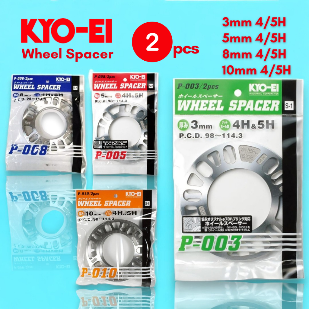 KYO-EI Wheel Spacer 2pcs 4/5H | Shopee Philippines