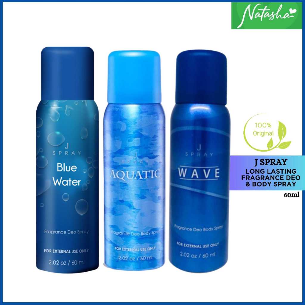 J Spray Perfume Men Body and Deo Spray Aquatic, Wave and Blue water ...