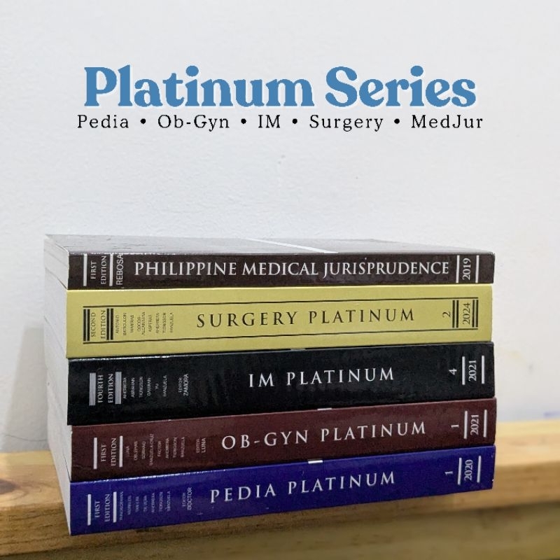 PLATINUM SERIES | OB-Gyn platinum, Surgery Platinum, Pedia Platinum, IM Platinum, Medjur ...