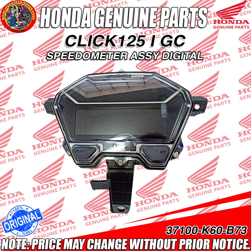 HONDA CLICK 125I V2/V3 GC SPEEDOMETER ASSY DIGITAL (HPI) (GENUINE ...