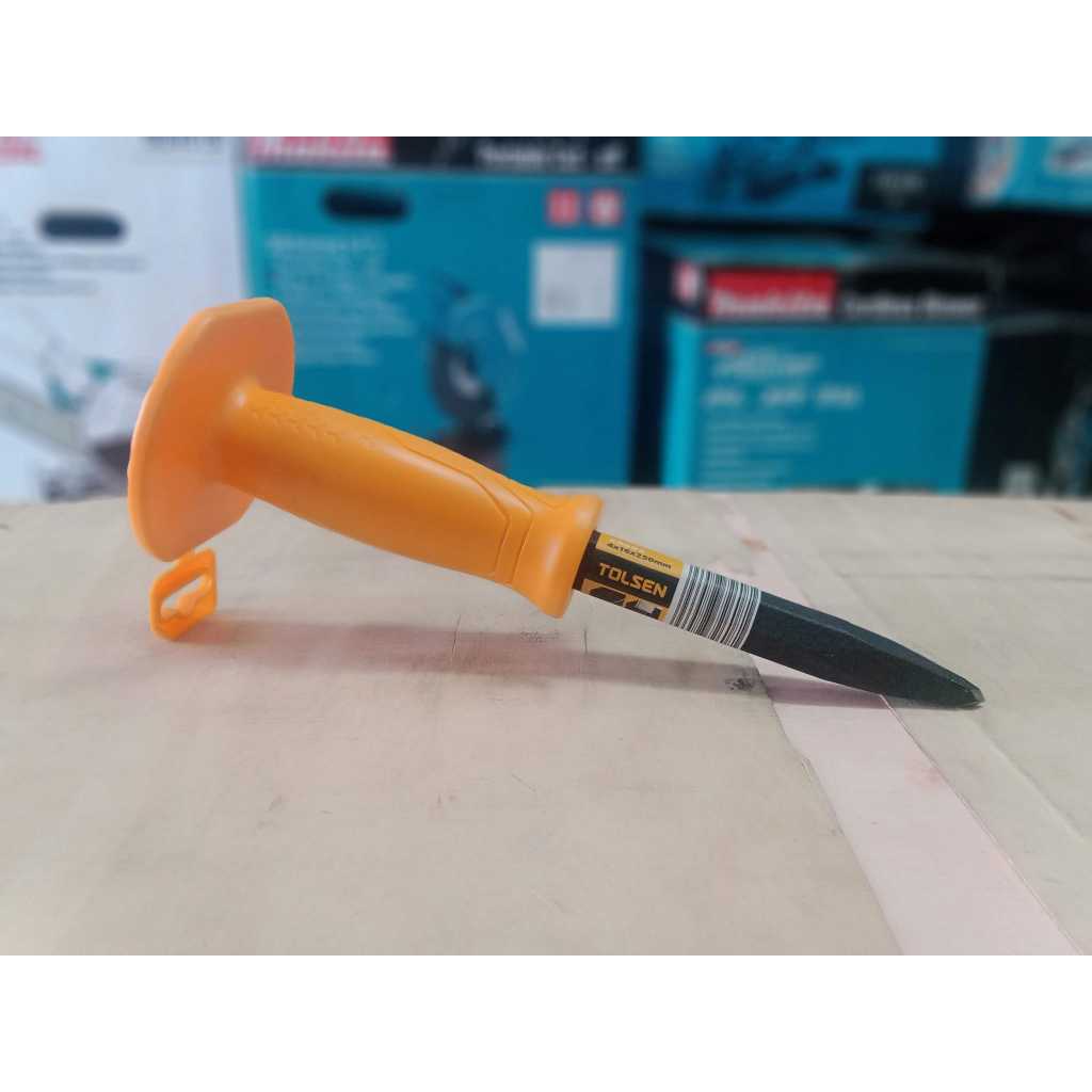 Tolsen Concrete Bull Point Chisel with Big Plate Hand Protection ...