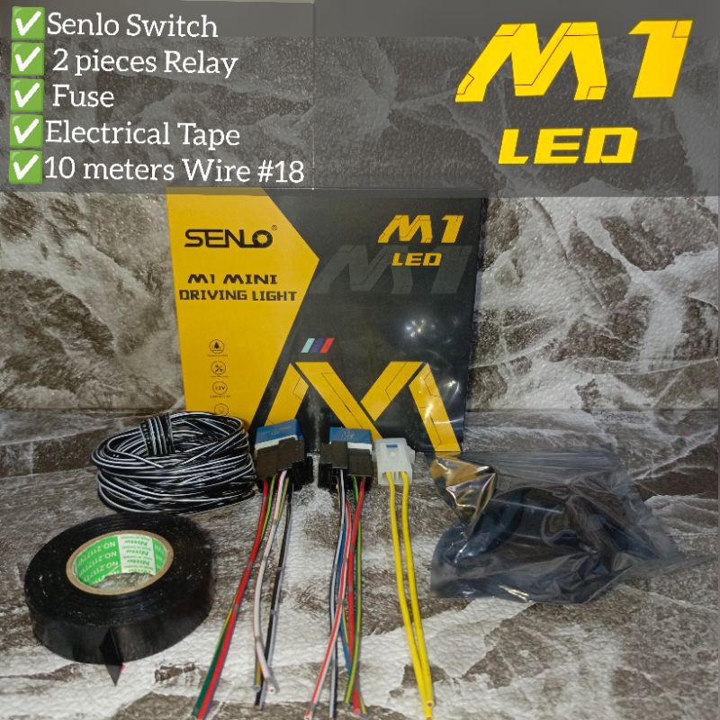 Senlo M1 MDL 30 Watts V3 Set | Switch, Relay, Fuse, Nitto, Wire ...