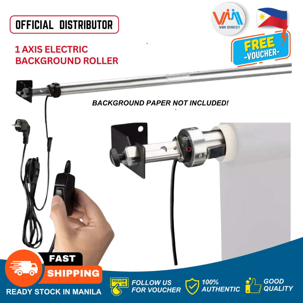 1 to 6 Axis Electric Background Roller System with Weighted Bar for ...