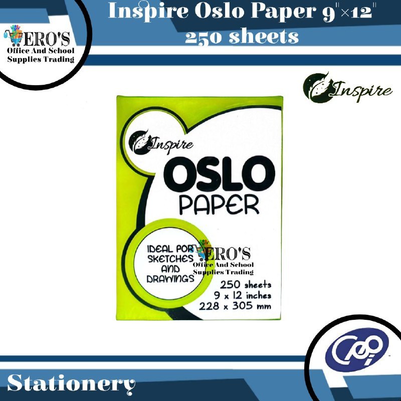 Inspire Oslo Paper (250pcs /Pack) | Shopee Philippines