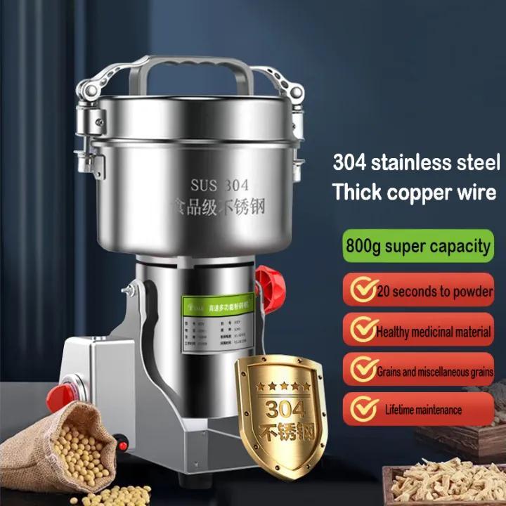 grinder Stainless steel grain grinder is suitable for commercial household food grinding mill ...