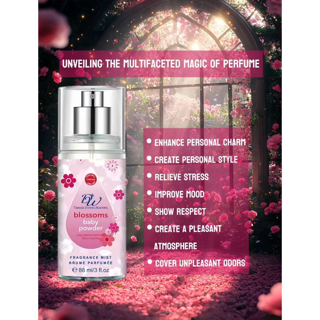 DW Baby Powder Perfume Long Lasting Oil Base Perfume 88ml With FDA ...