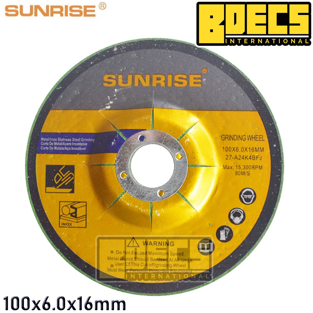 Sunrise Grinding Disc Grinding Wheel Disc Heavy Duty 4 inches (25pcs ...