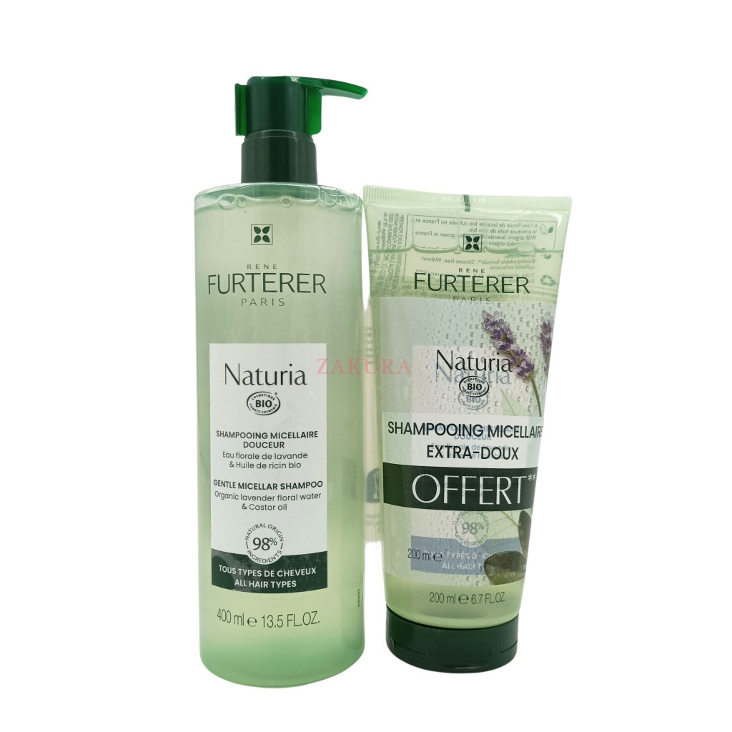 Rene Furterer Naturia Gentle Micellar Shampoo Set (2pcs) | Shopee ...