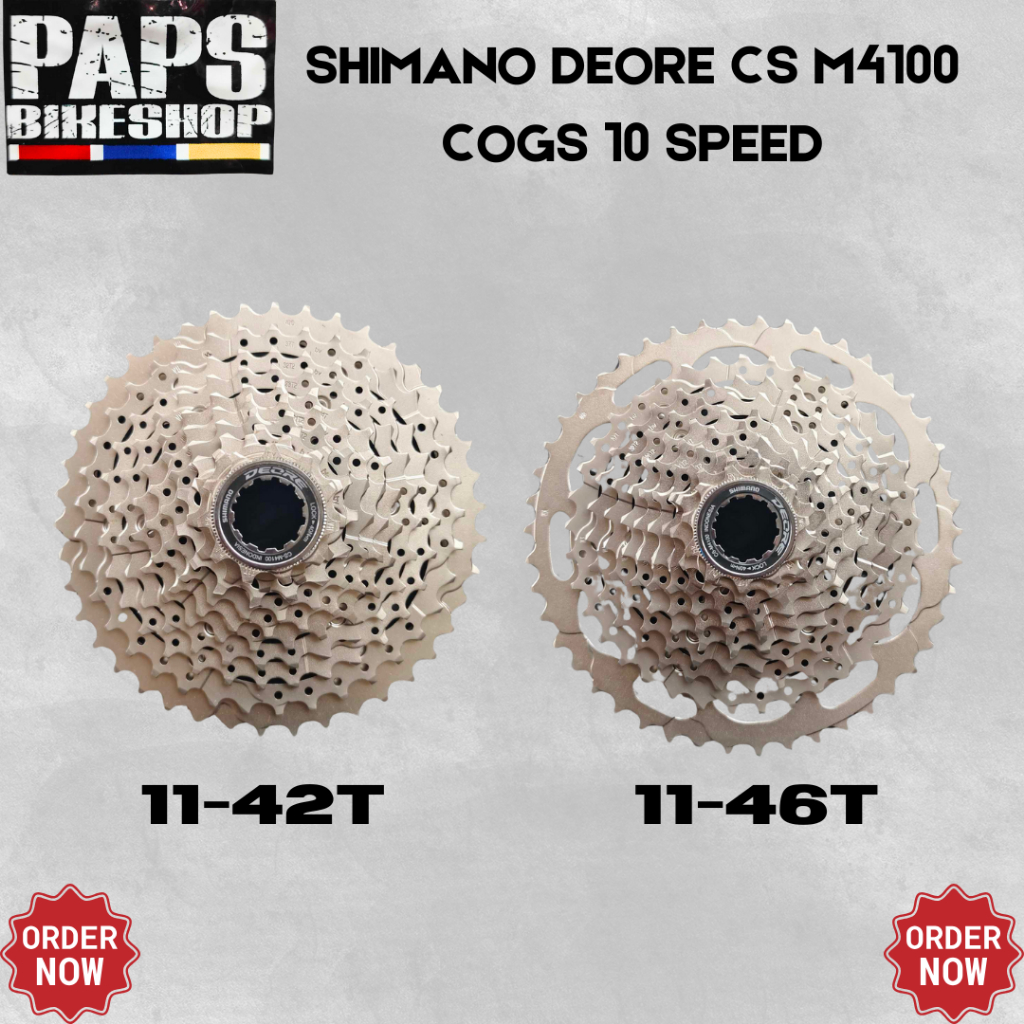 SHIMANO DEORE CS M4100 COGS 10 SPEED | Shopee Philippines