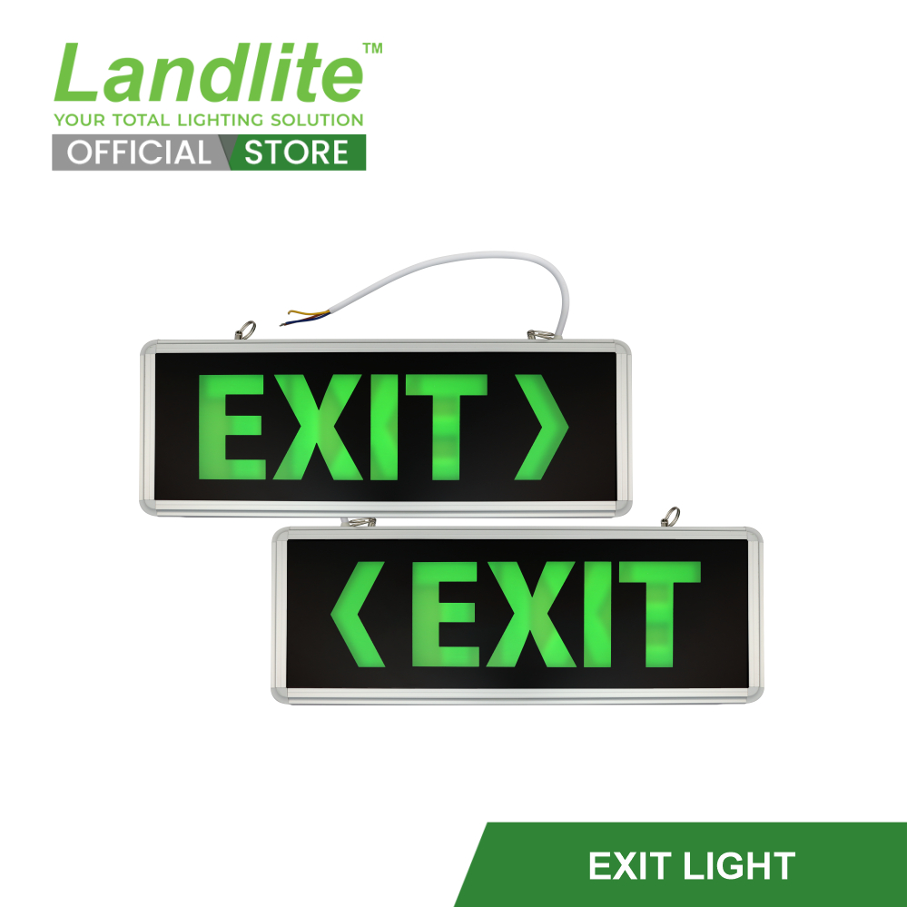 Landlite Exit Lights (LEMEX-02-2EXITLR) | Shopee Philippines