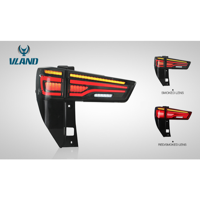 VLAND Tail Light Tail Lamp Assembly with Trunk LED for Toyota Innova ...