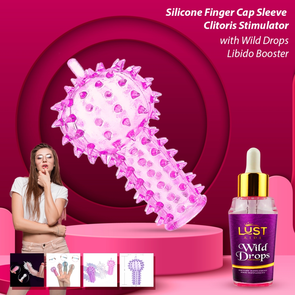 Sensational Pleasure Bundle: Textured Finger Spike Sleeve & W!ld_Dr0ps ...