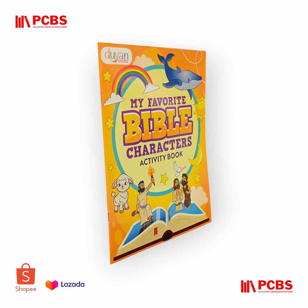 PCBS My Favorite Bible Characters (Activity Book) | Shopee Philippines