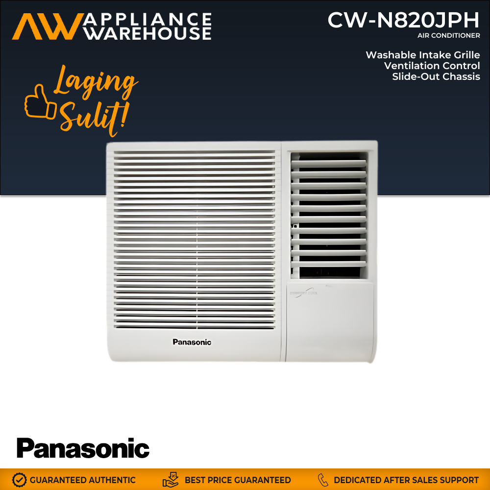 Panasonic CW-N820JPH 0.75Hp Standard Window Type Aircon (NCR Delivery ...