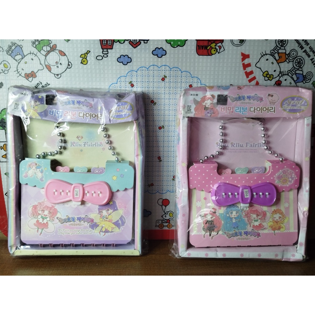 Sanrio Korea Exclusive Rilu Rilu Fairilu Secret Ribbon Diary Set ...