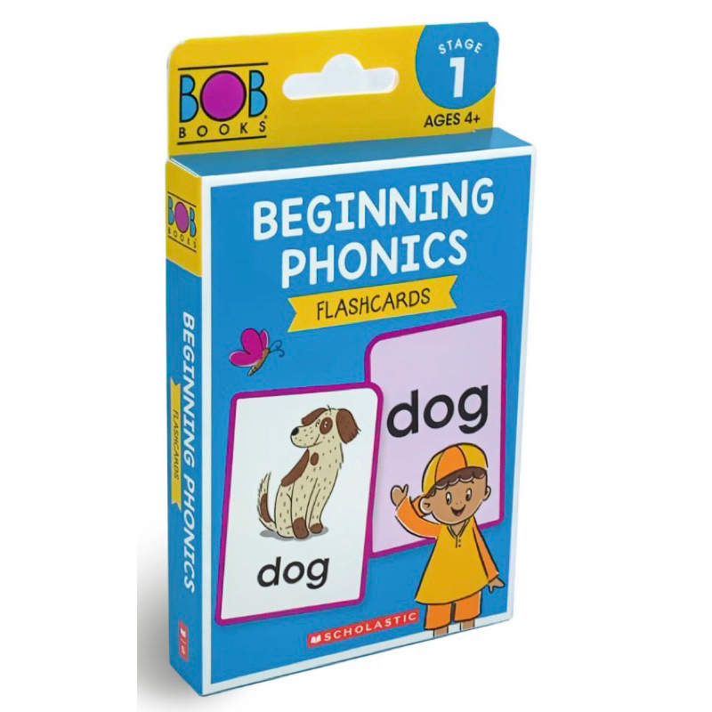 Bob Books: Beginning Phonics Flashcards, Phonics, Ages 4 and up ...