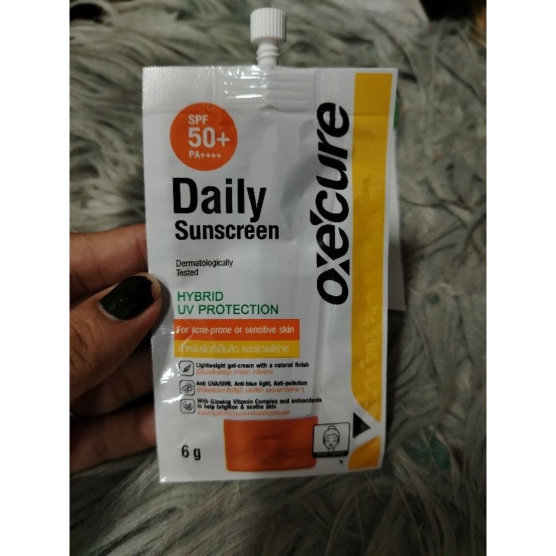 OXECURE Daily Sunscreen SPF50/ PA++++ 6g | Shopee Philippines