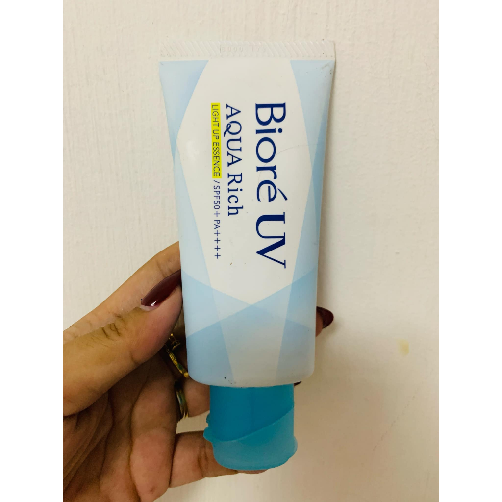Kao Biore UV Aqua Rich Light Up Essence Cream 70g | Shopee Philippines