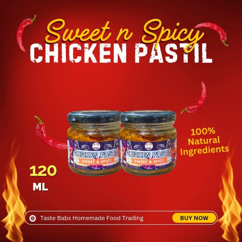 Chicken Pastil Sweet n Spicy 120ml | Shopee Philippines