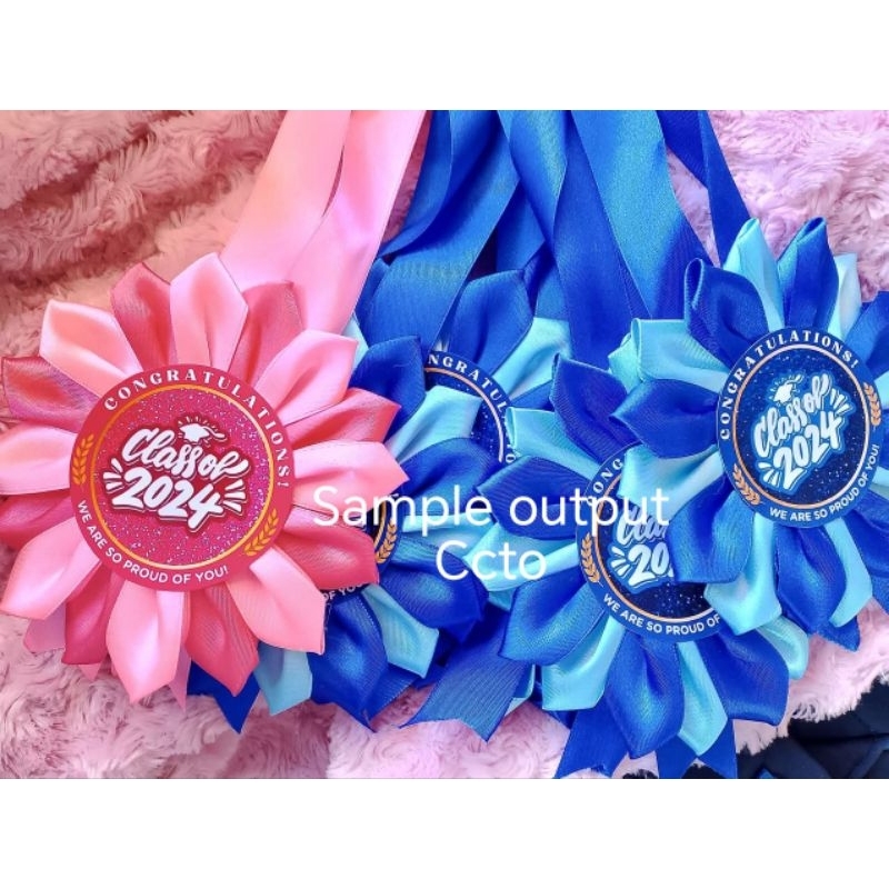 12pcs 2.5inch Gl GARLAND LIE CENTERPIECE for ribbon graduation 2025 ...