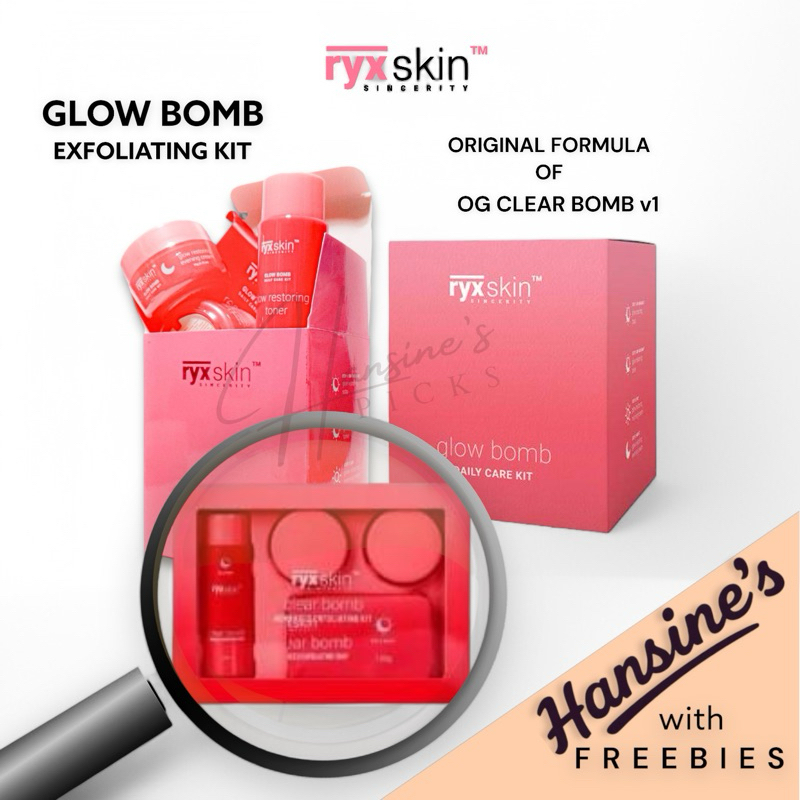 Ryx GLOW BOMB: Advanced Exfoliating & Rejuvenating Skincare Set (OG ...