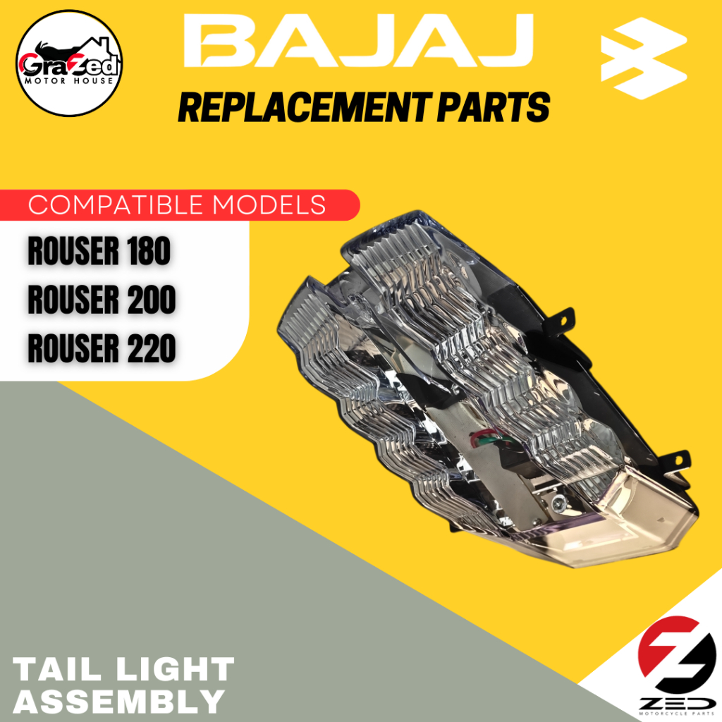 Rouser 180, 200 & 220 Tail Light Assembly (replacement) | Shopee ...