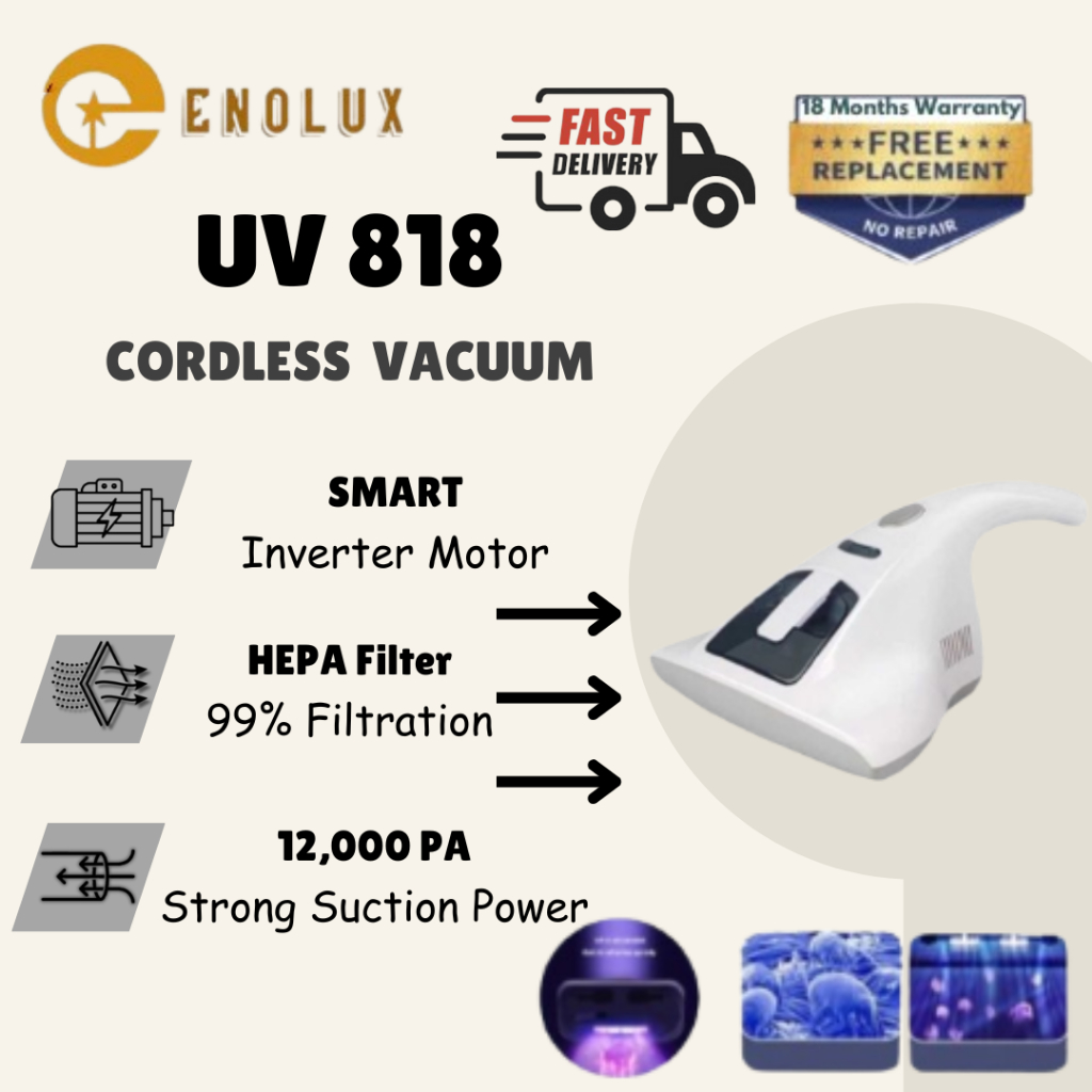 ENOLUX Dustmite UV818 Premium Quality UV Light | Shopee Philippines