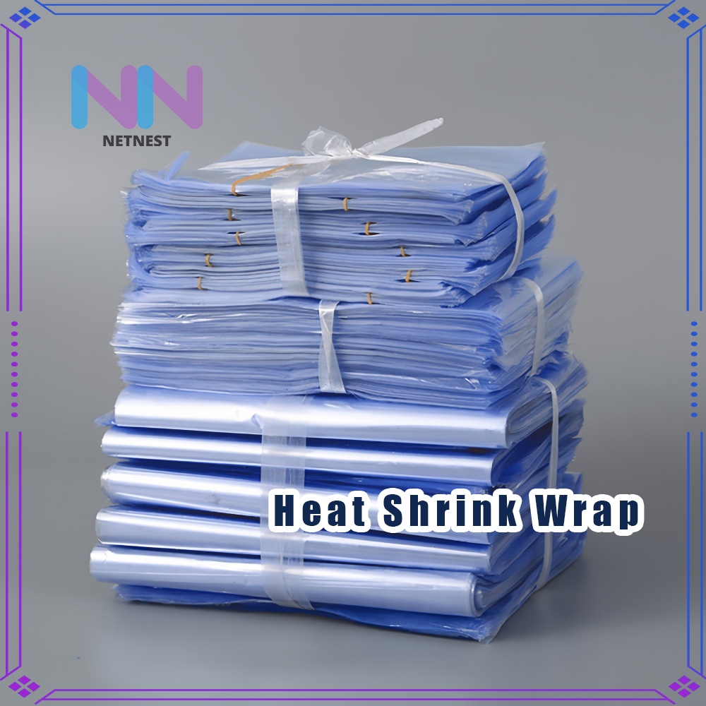 50/100Pcs PVC Heat Shrink Wrap Clear Wrap For Shoes Remote Control ...