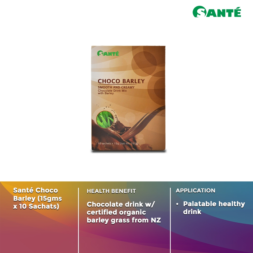 Santé Choco Barley (15gms x 10sachets) | Shopee Philippines