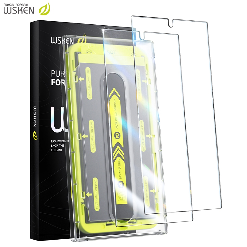 WSKEN Screen Protector for Samsung Galaxy S25 Ultra 2Pack Full Cover ...