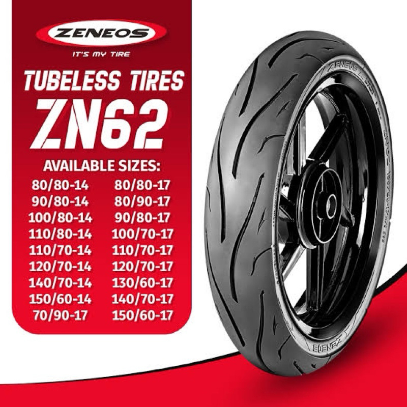 zeneos tire (Zn62) by 14 | Shopee Philippines