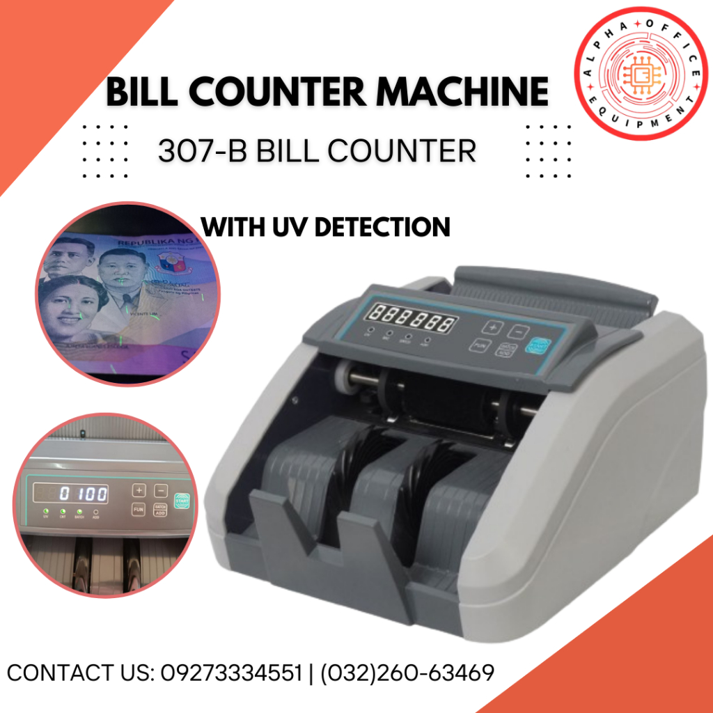 307 Bill Counter Machine with UV Detection, Money Counters, Cash ...