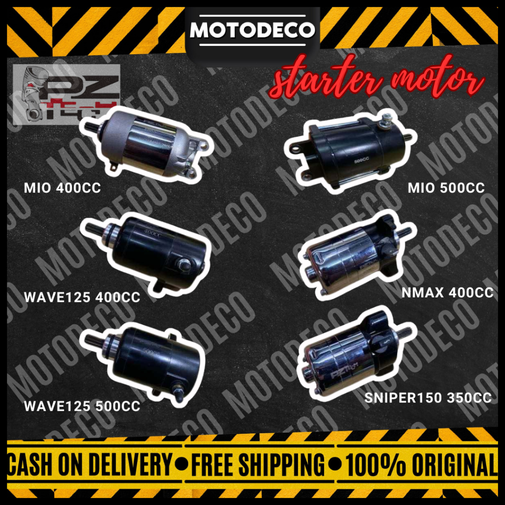 PZTECH Starter Motor for Mio sporty/ Wave125/Sniper150/Nmax/M3 | Shopee ...