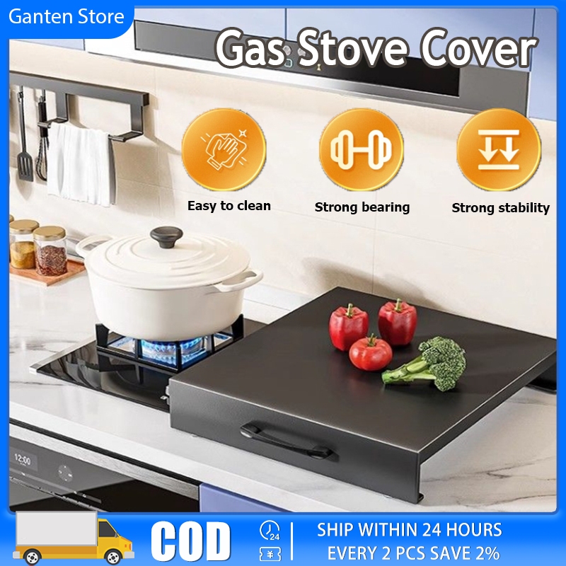 Kitchen Stove Cover Top Cover for Gas Burners Stainless Steel Burner ...