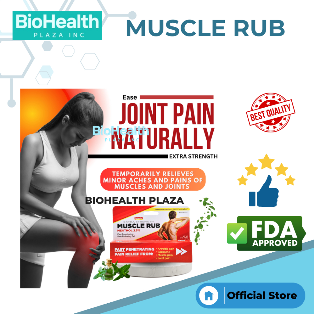 NATUREPLEX Muscle Rub Pain Relieving Gel | Shopee Philippines