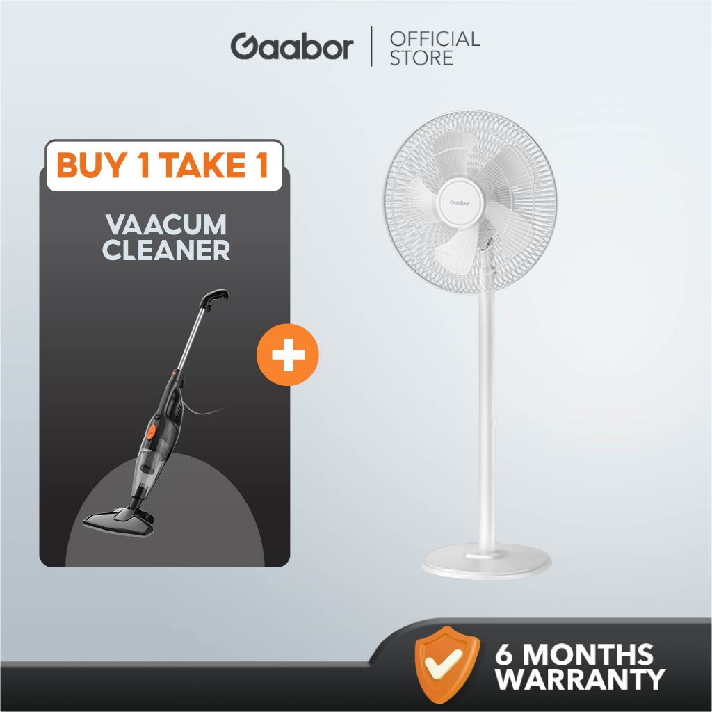 [Bundle Sales] Gaabor Stand Fan Standard Electric Fan and Black White ...