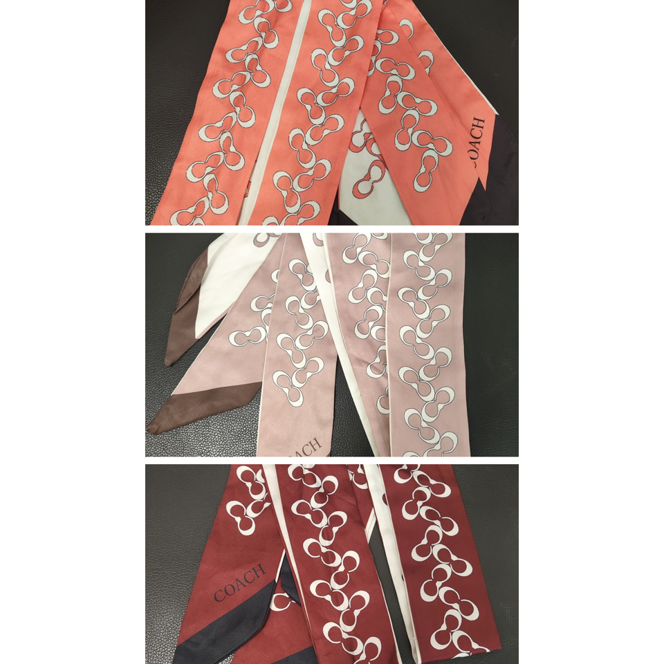 Inspired Coach twilly / twillies from korea (SOLD BY PAIR) | Shopee ...