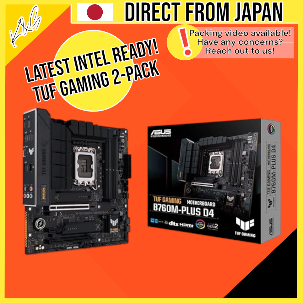 ASUS TUF Gaming B760M Motherboard Bundle: PLUS D4 & E D4, LGA1700,14th ...