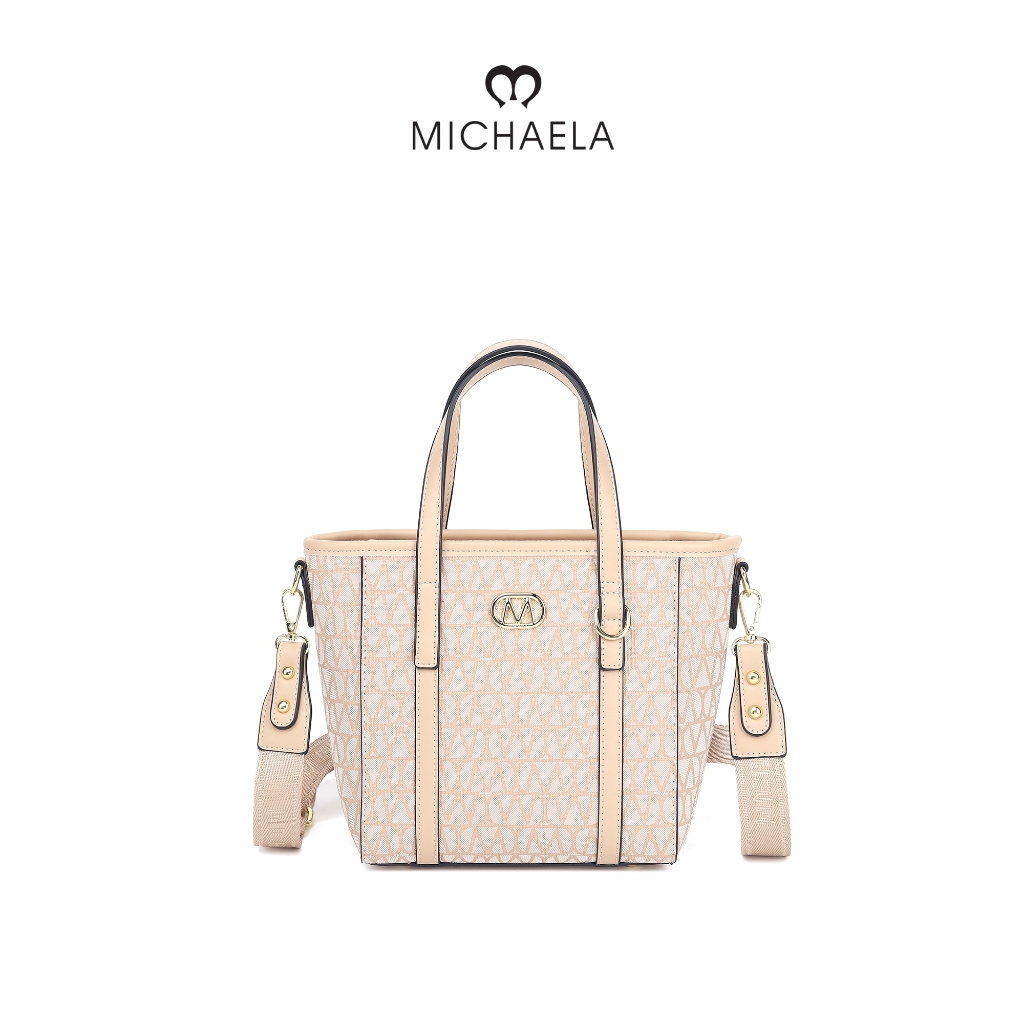 MICHAELA Lettering Bucket Bag Versatile Carry Retro Fashion Sling Bag ...