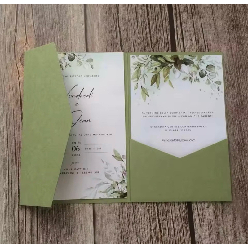 5x7inches (5r) WEDDING INVITATIONS ENVELOPE | Shopee Philippines