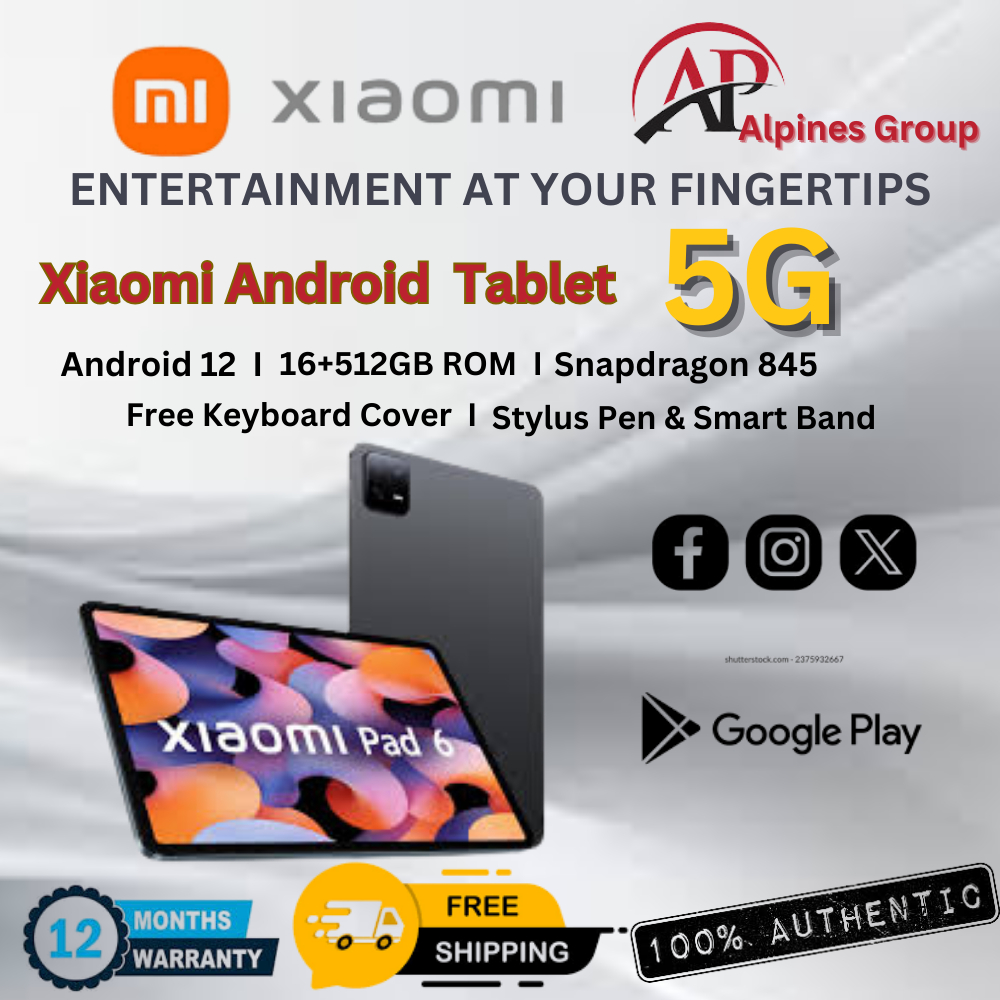 Xiaomi Android 5G Tablet Pad6 PRO 11inch 16GB+512GB Dual sim4K Display ...