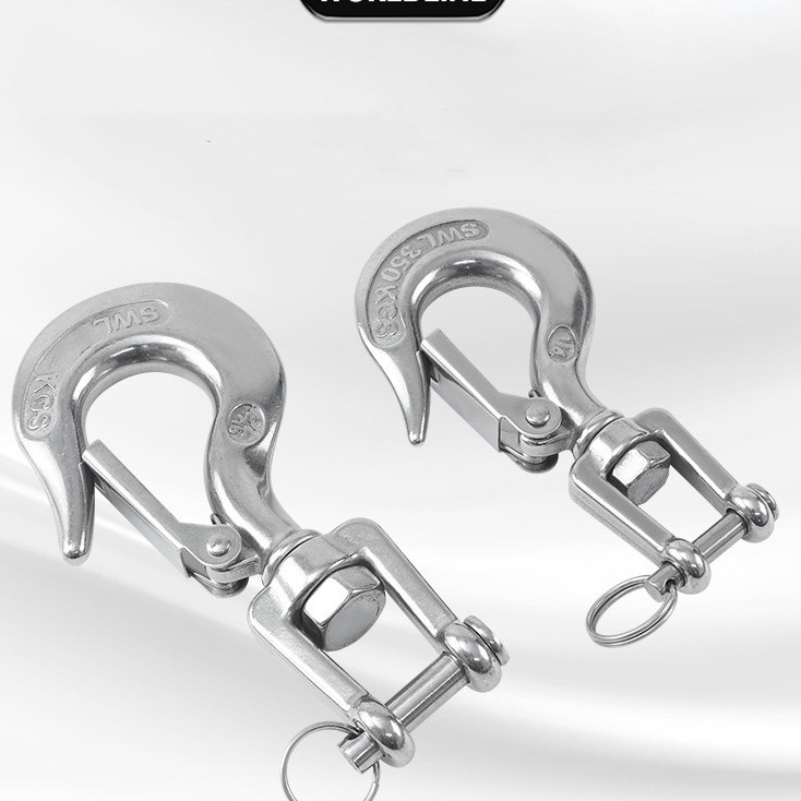 150/350KG Rotating Cargo Hook Acouto Clevis Slip Hook Stainless Steel ...